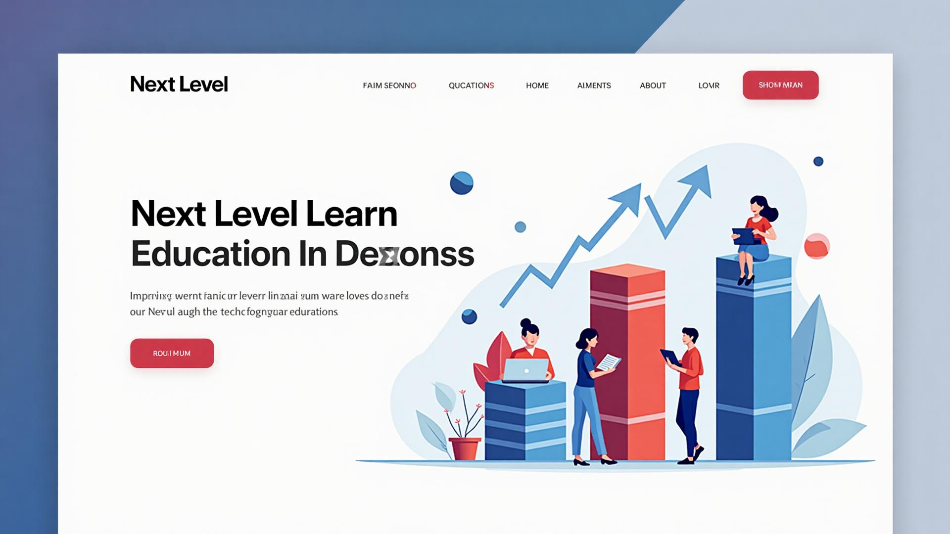 Next Level Learn - Modern Educational Platform for Professional Growth